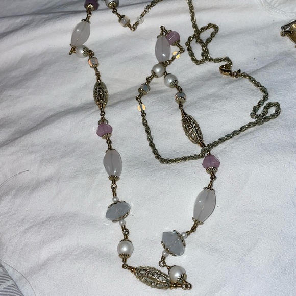 Avon | Jewelry | Vintage Avon Cut Gold White Pearl Multi Shades Pastels ...